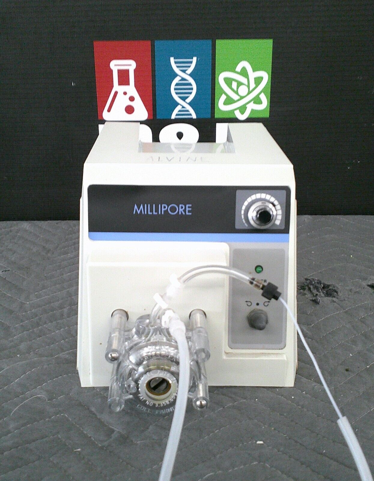 Millipore XX8200115 Peristaltic Pump Drive w/ Masterflex 7016-21 Pump